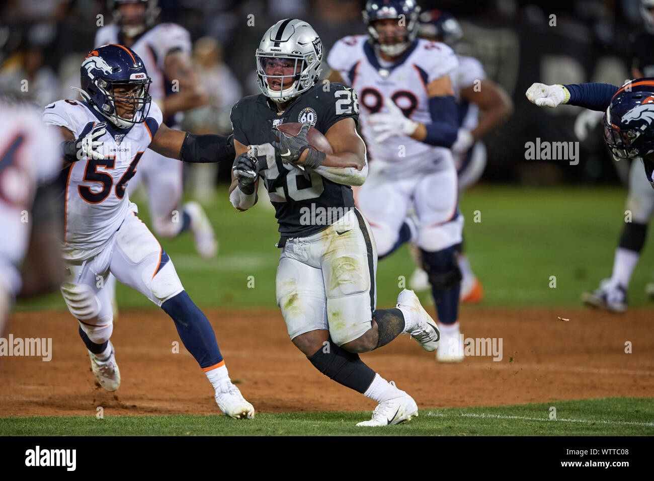 Oakland, United States. 10th Sep, 2019. Oakland Raiders running back ...