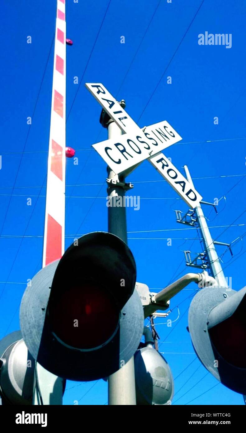 Railway Stop Sign High Resolution Stock Photography and Images - Alamy