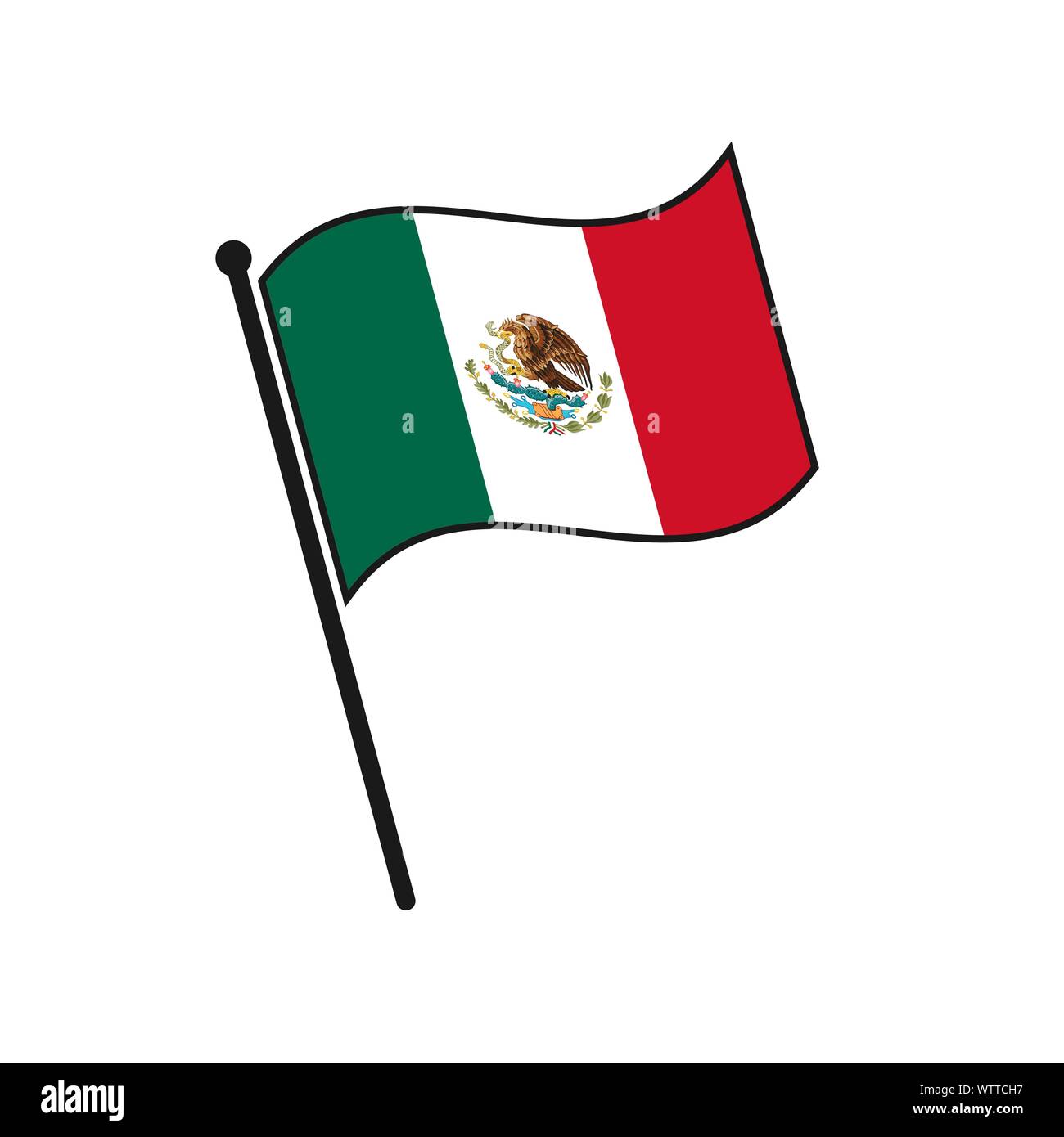 Mexican Flag Icon