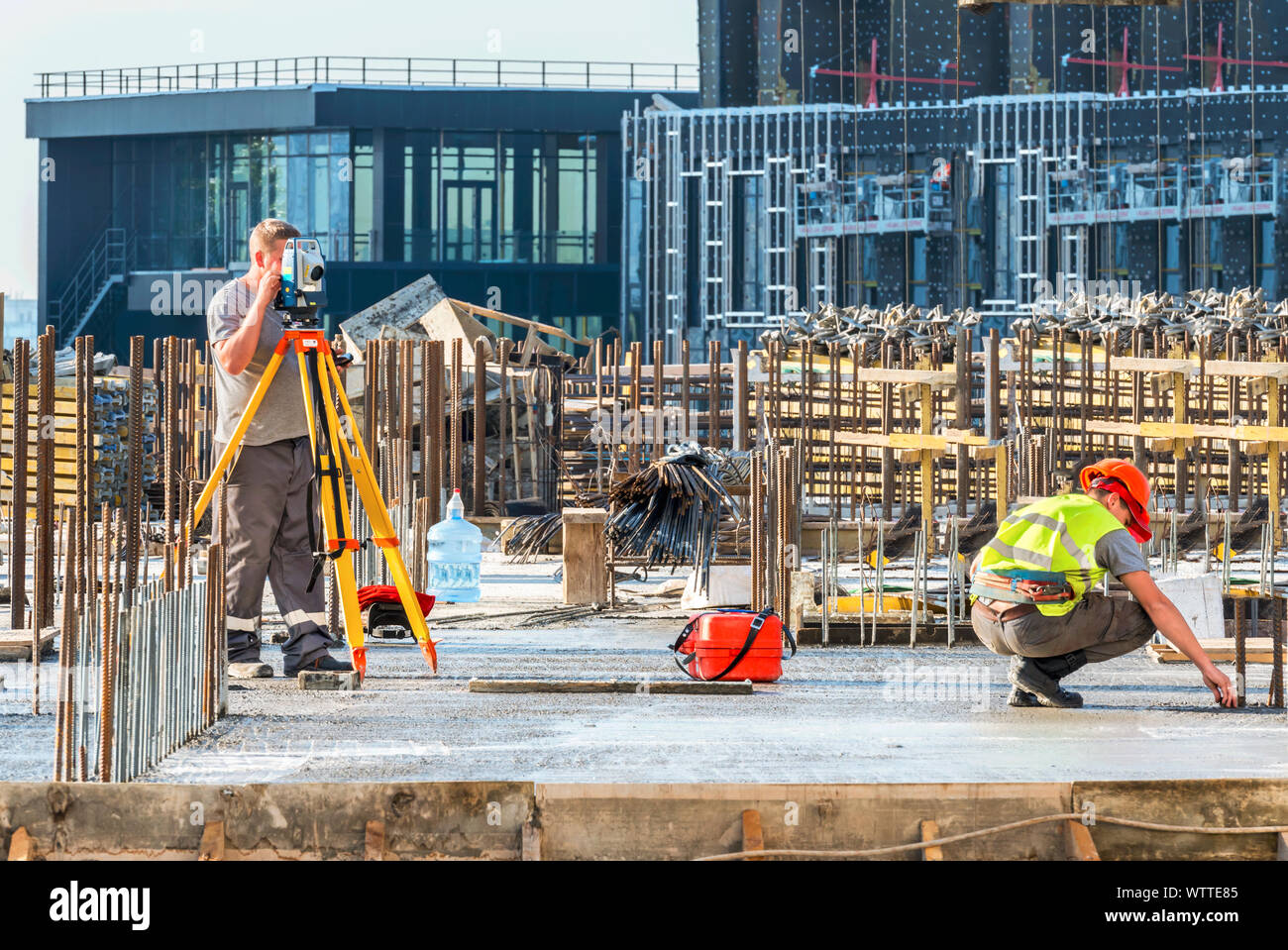 Construction site survey hi-res stock photography and images - Alamy