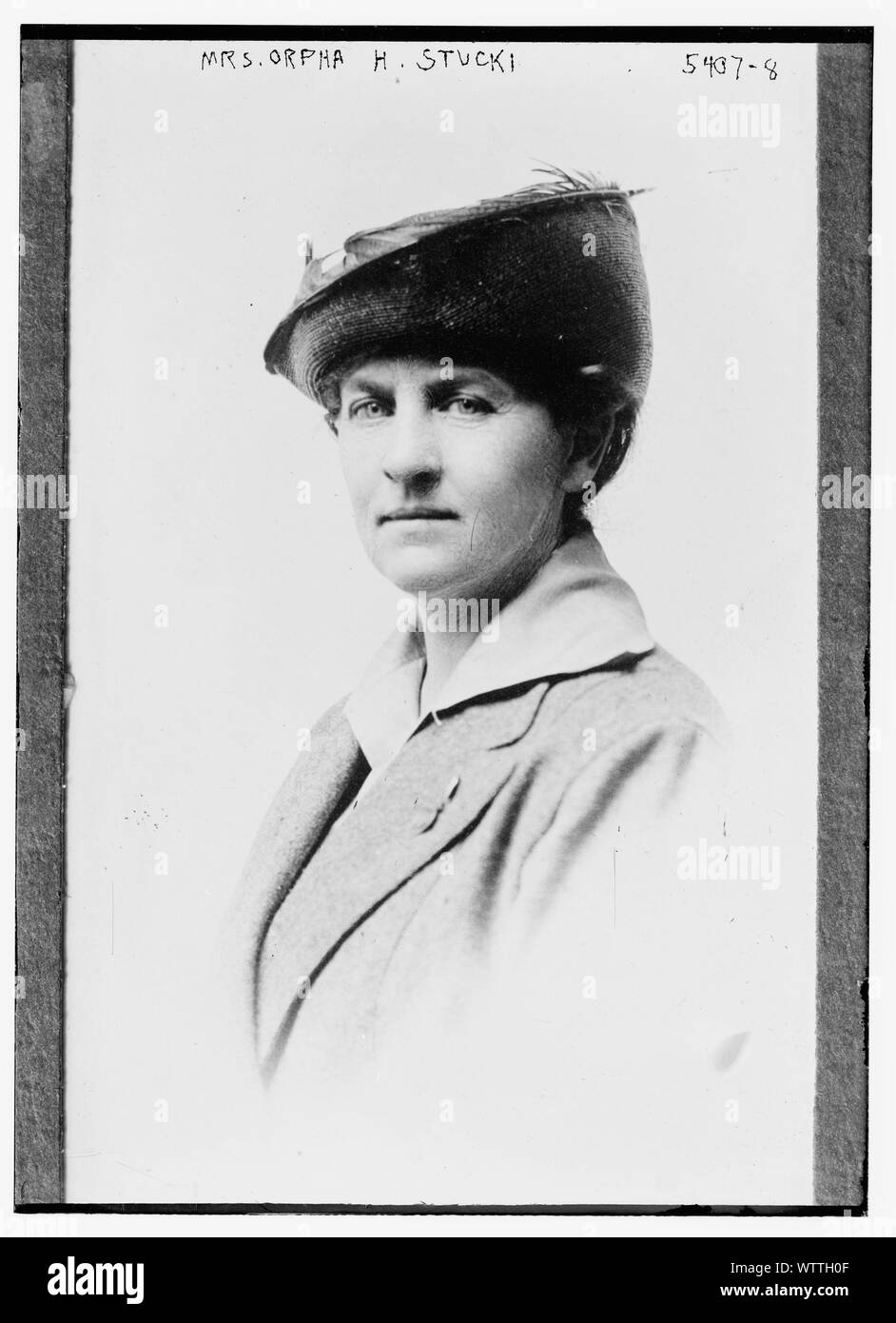 Mrs. Orpha H. Stucki Stock Photo - Alamy