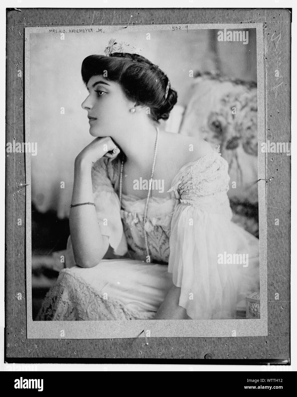 Mrs. Oliver Harriman Jr Stock Photo - Alamy