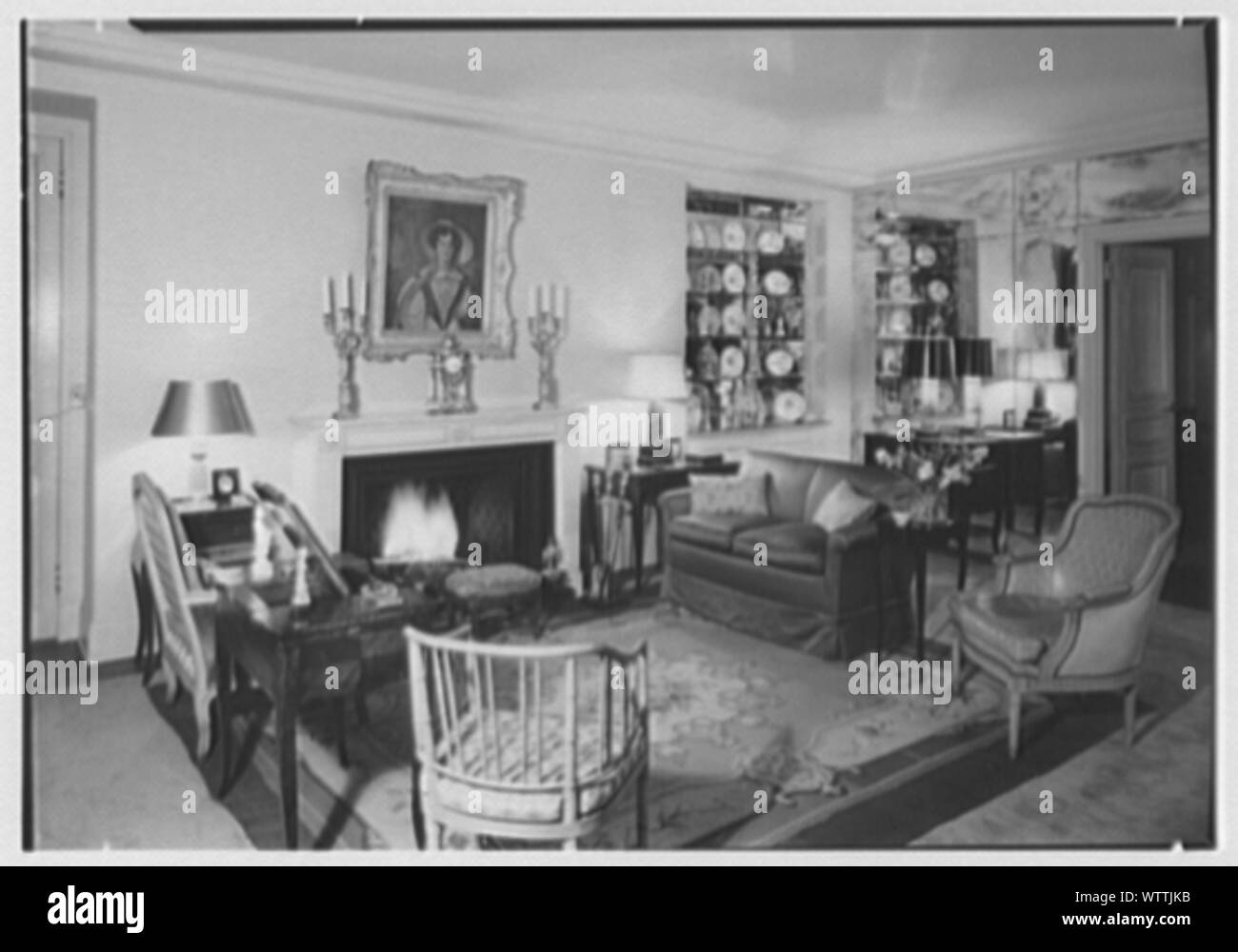 Mrs. Paul Renshaw, residence at 620 Park Ave., New York City Stock ...