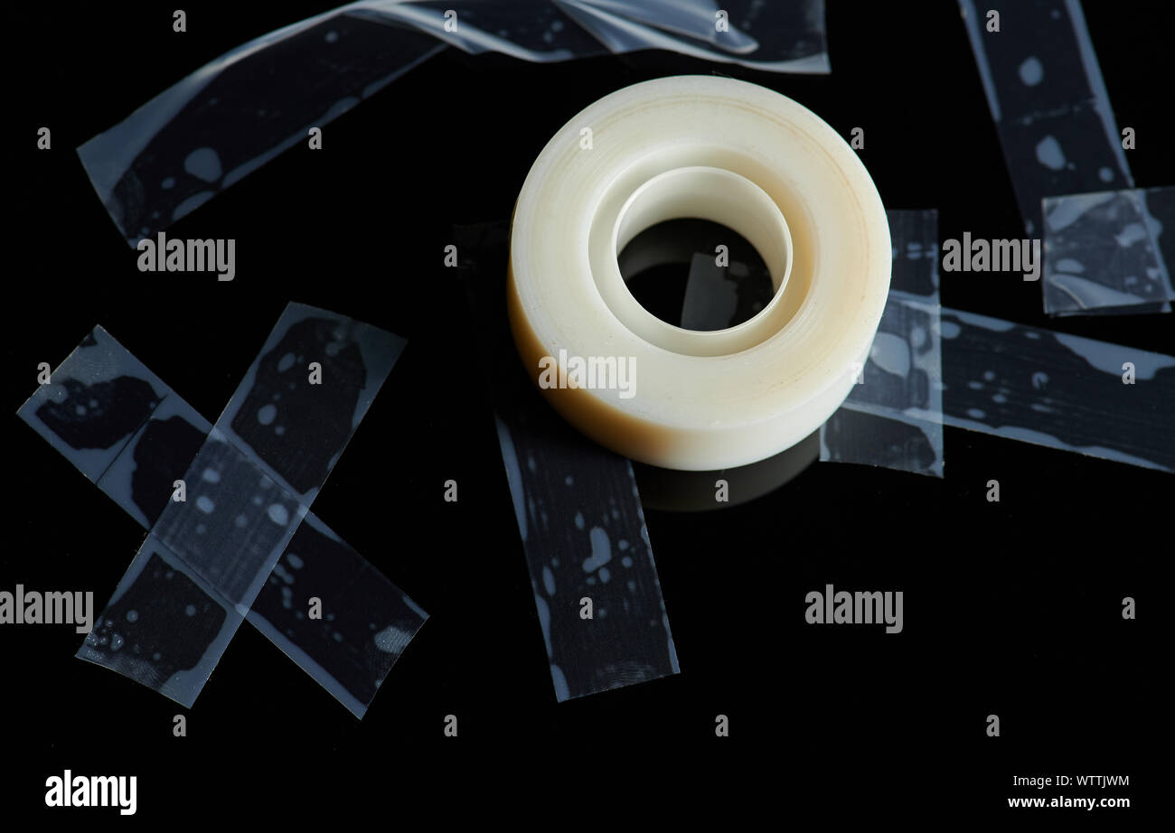 Black and white tape hi-res stock photography and images - Alamy