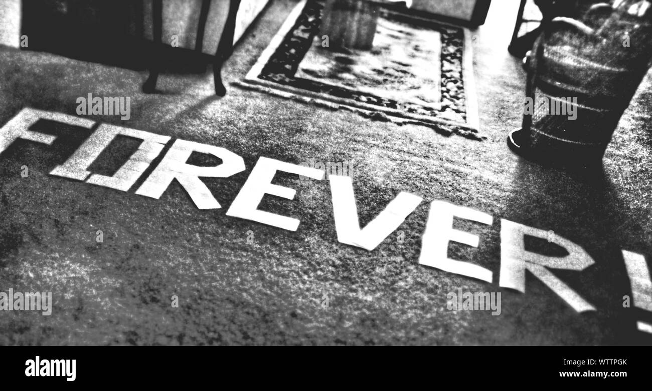 Forever word hi-res stock photography and images - Alamy