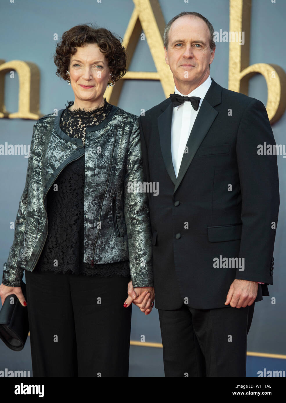 London, UK. 09th Sep, 2019. Olwen May and Kevin Doyle attend the World ...
