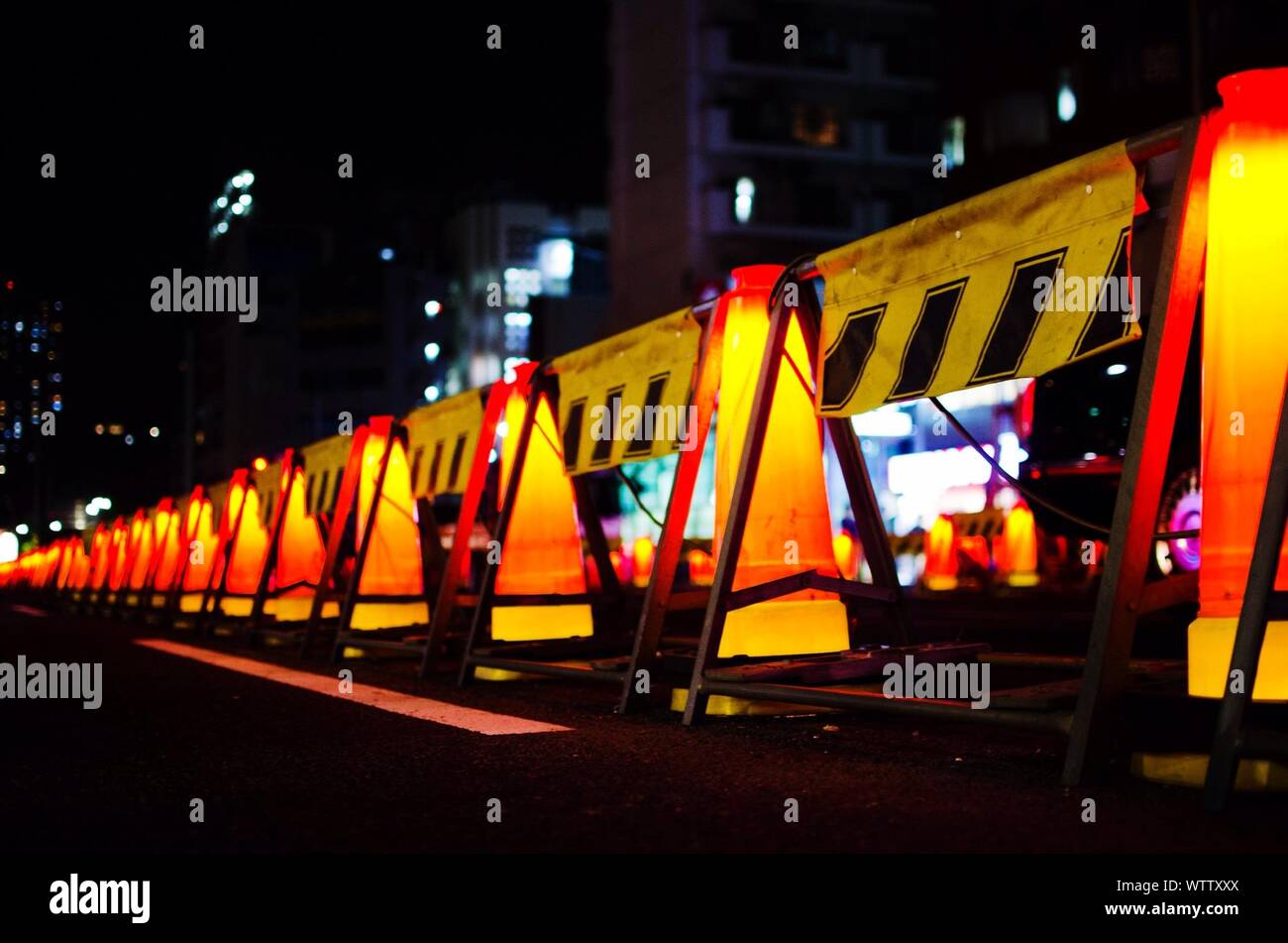 Street barricades hi-res stock photography and images - Alamy
