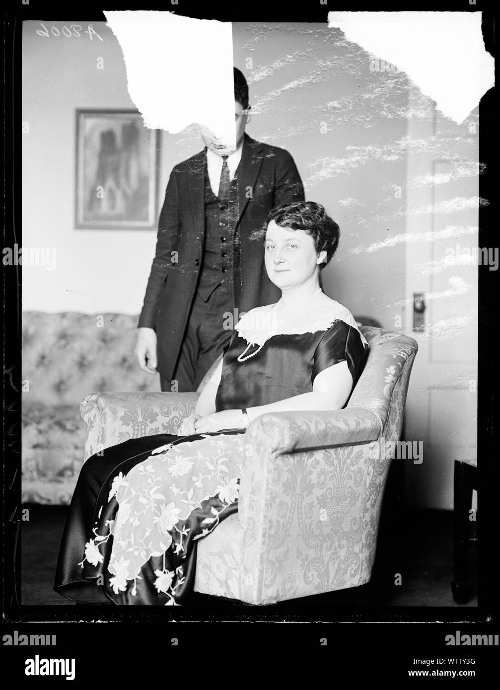 Mrs. Royal S. Copeland and son Royal S., Jr Stock Photo - Alamy