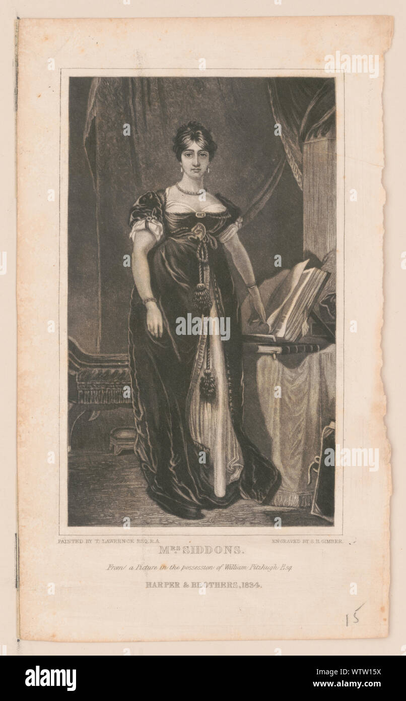 Mrs siddons hi-res stock photography and images - Alamy