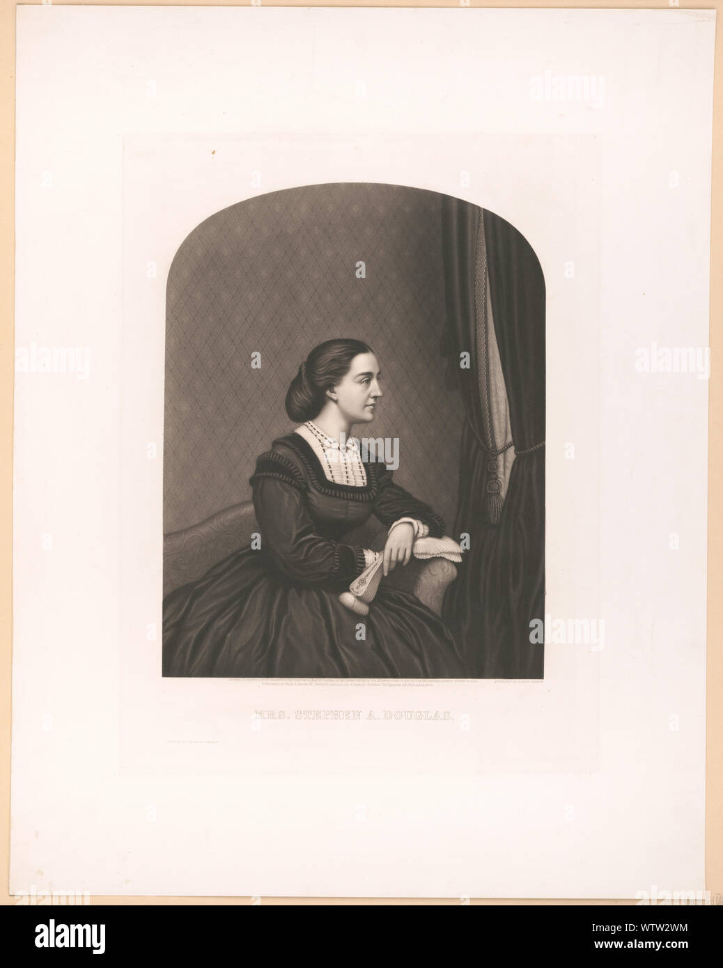 Mrs. Stephen A. Douglas Stock Photo - Alamy