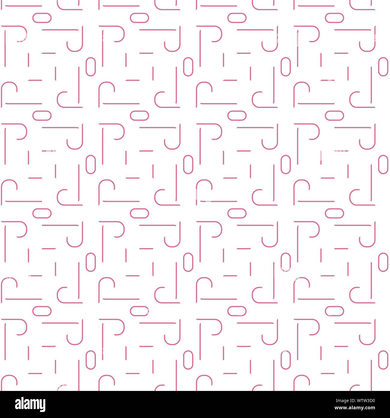 Simple vector seamless abstract pattern on a white background Stock ...