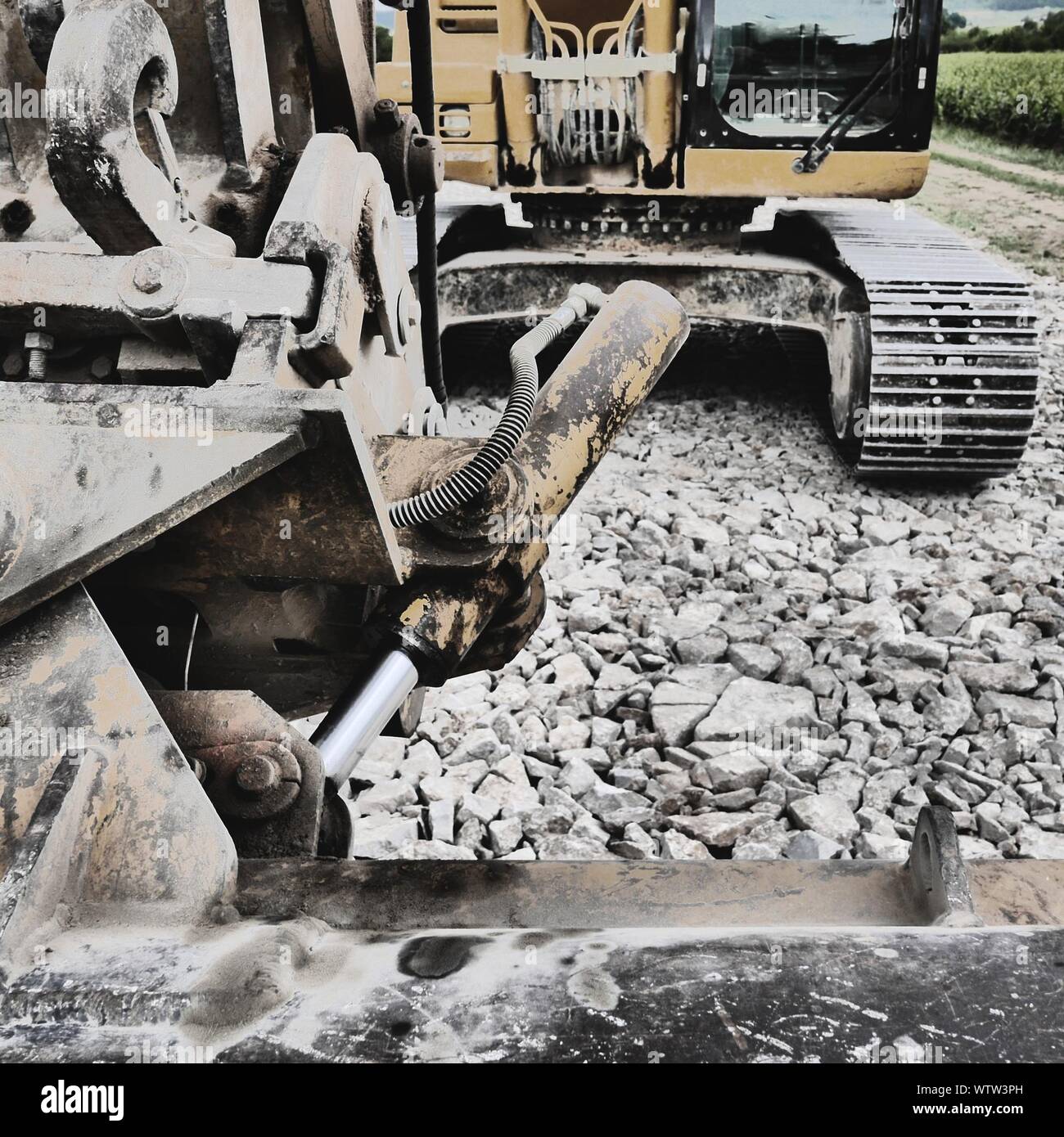 Backhoe construction site hi-res stock photography and images - Alamy