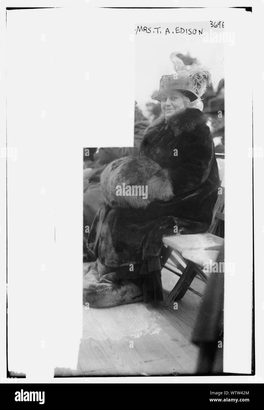 Mrs. T.A. Edison Stock Photo - Alamy