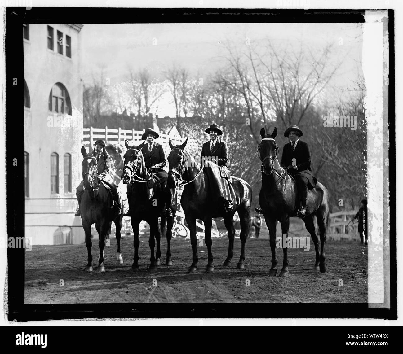 Mrs. Theodore D. Robinson and 3 daughters, 3/23/25 Stock Photo - Alamy