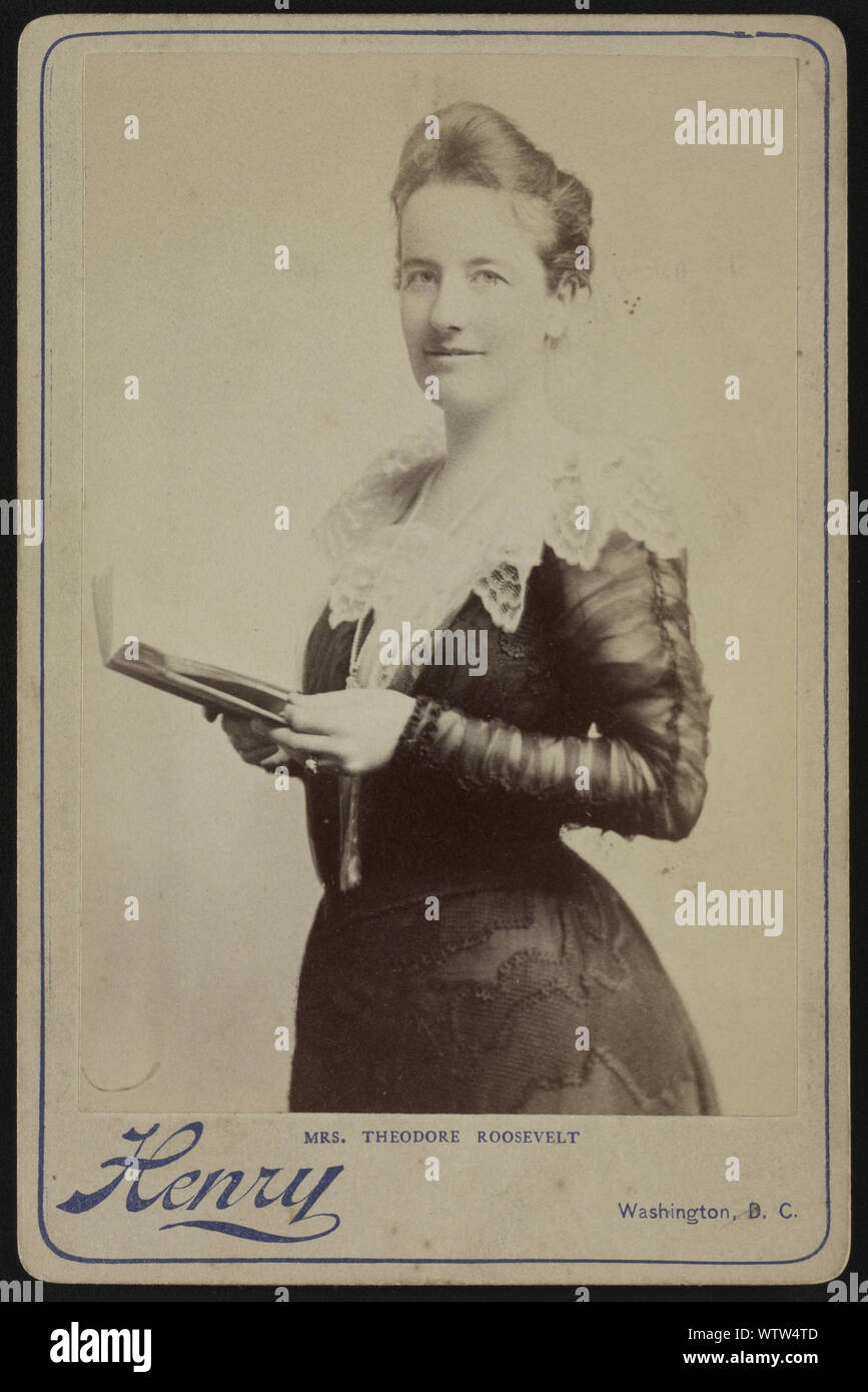 Mrs. Theodore Roosevelt / Henry, Washington, D.C Stock Photo - Alamy