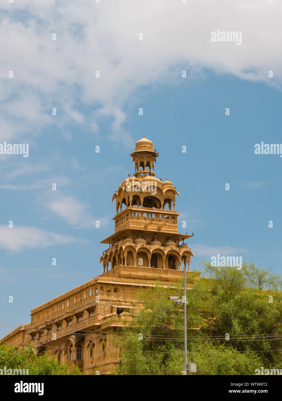 Haweli in Jaisalmer - The Golden City of Rajasthan. India Stock Photo ...