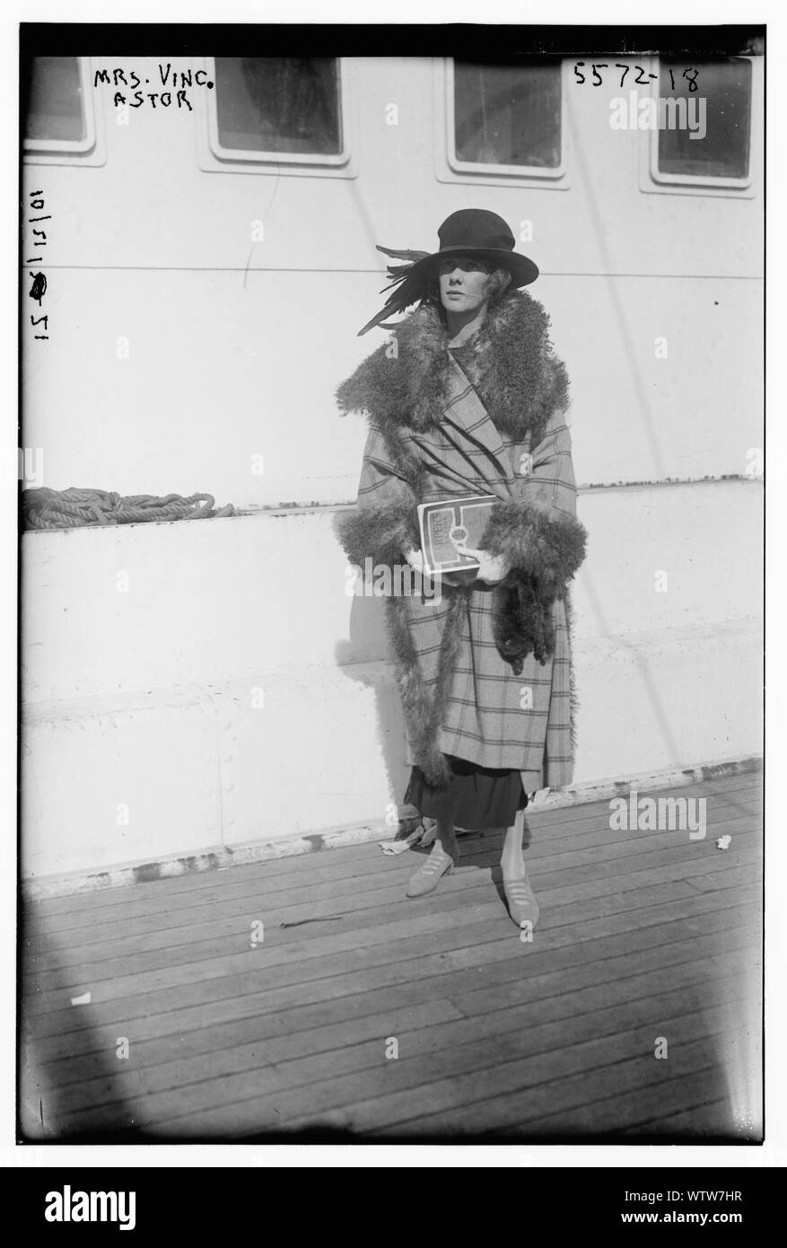 Mrs. Vinc.[i.e. Vincent Astor] Stock Photo - Alamy