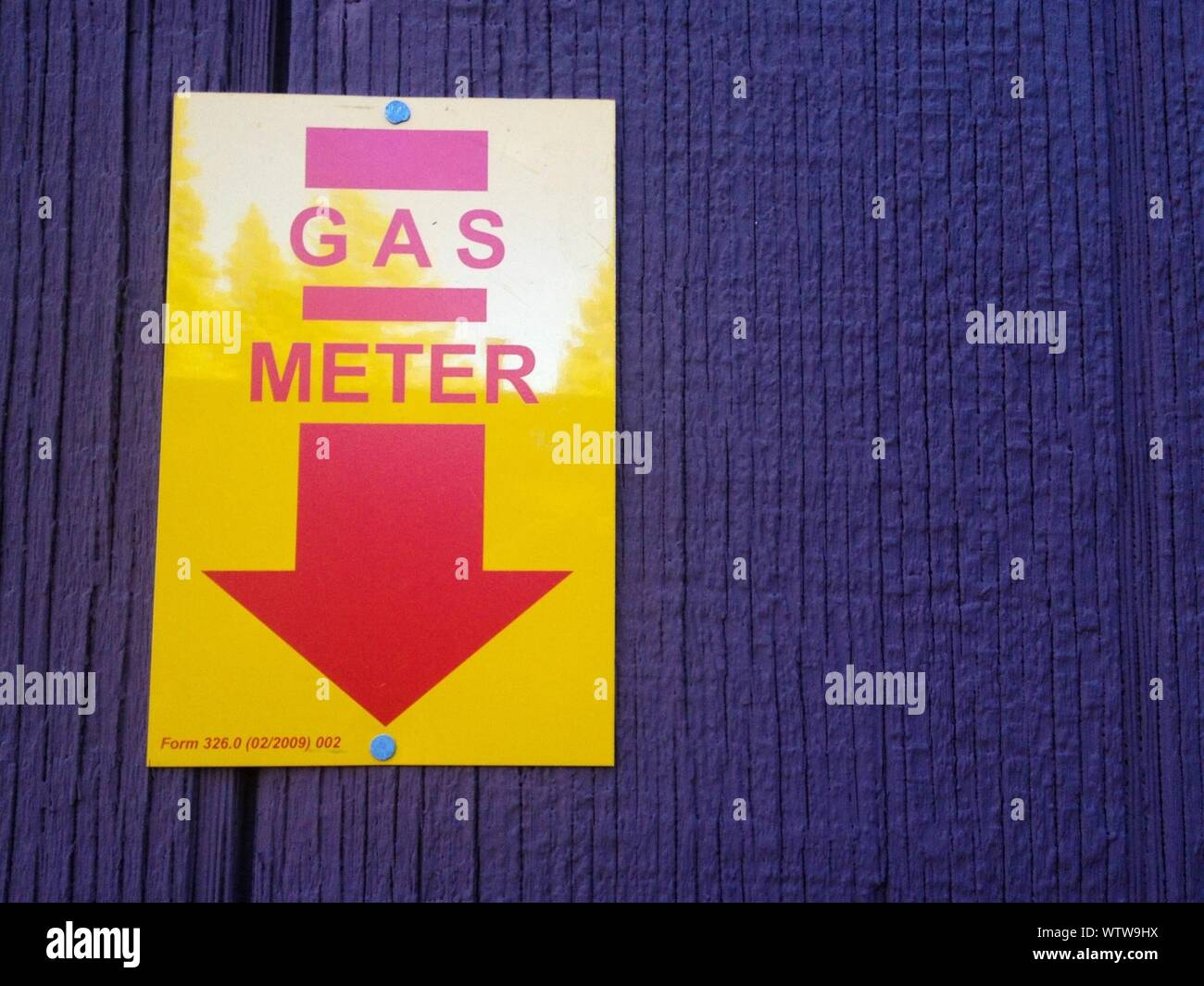 Gas meter on wall hi-res stock photography and images - Alamy