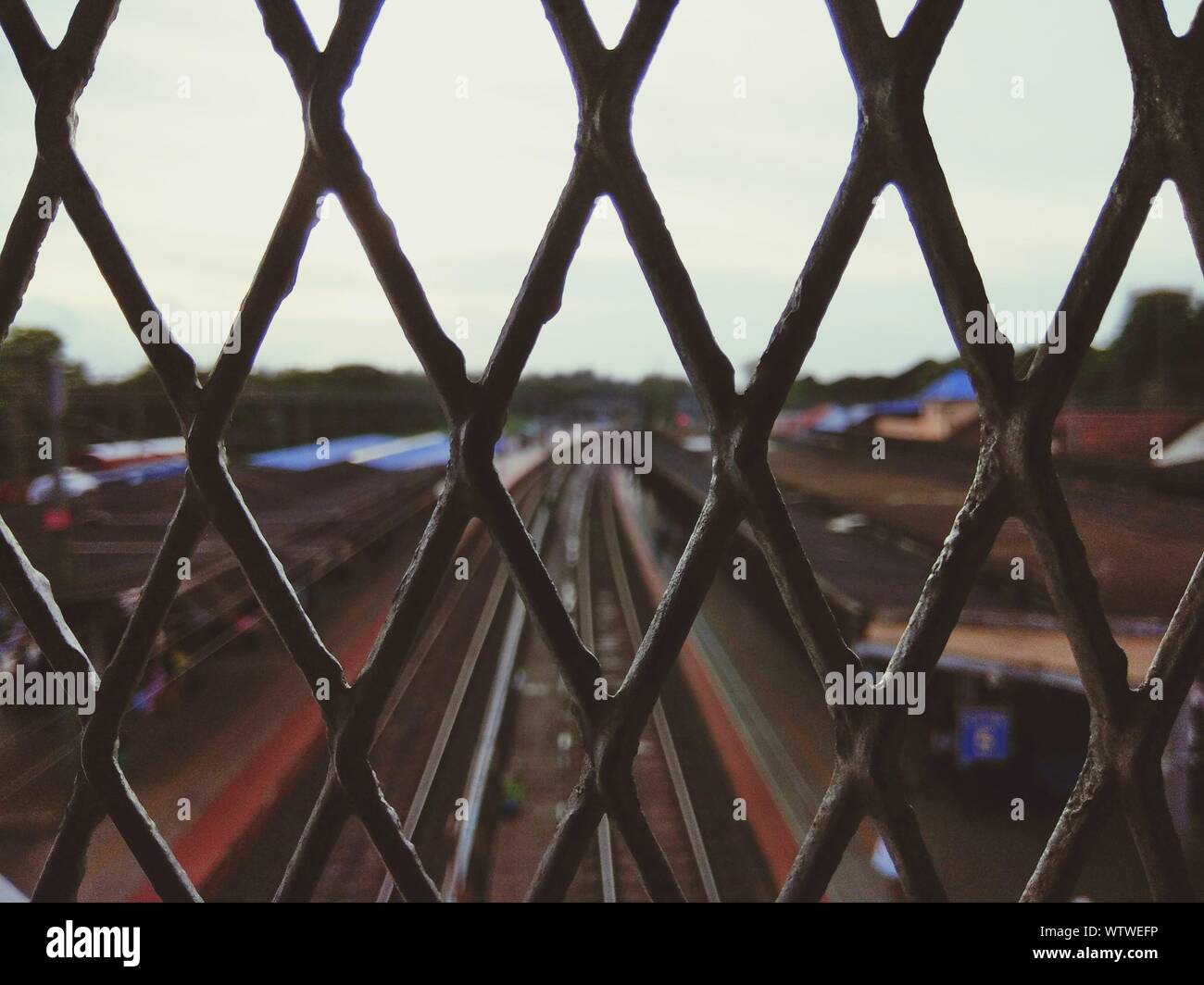 Railway Safety Fence High Resolution Stock Photography and Images - Alamy