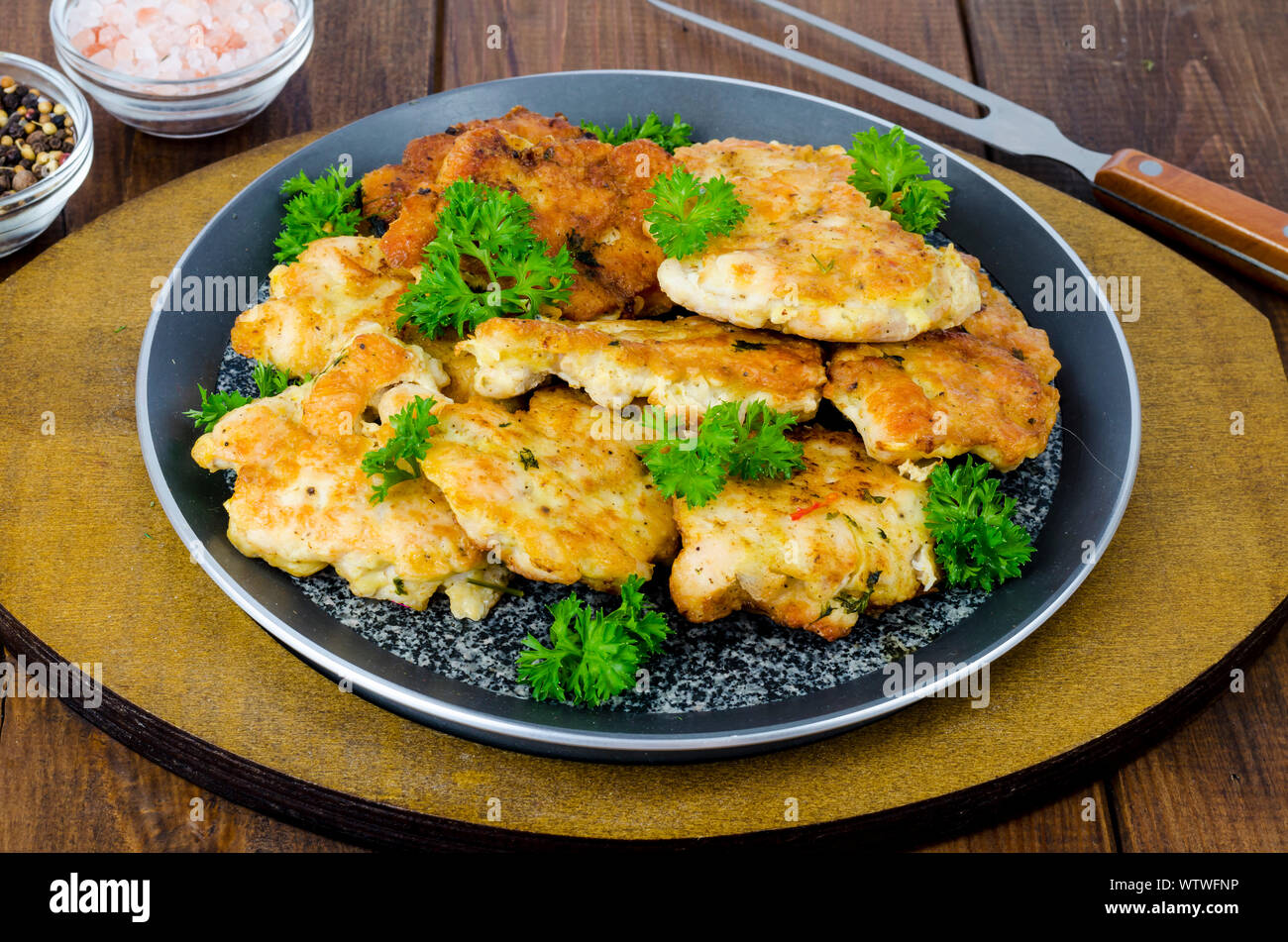 Batter plates hi-res stock photography and images - Alamy