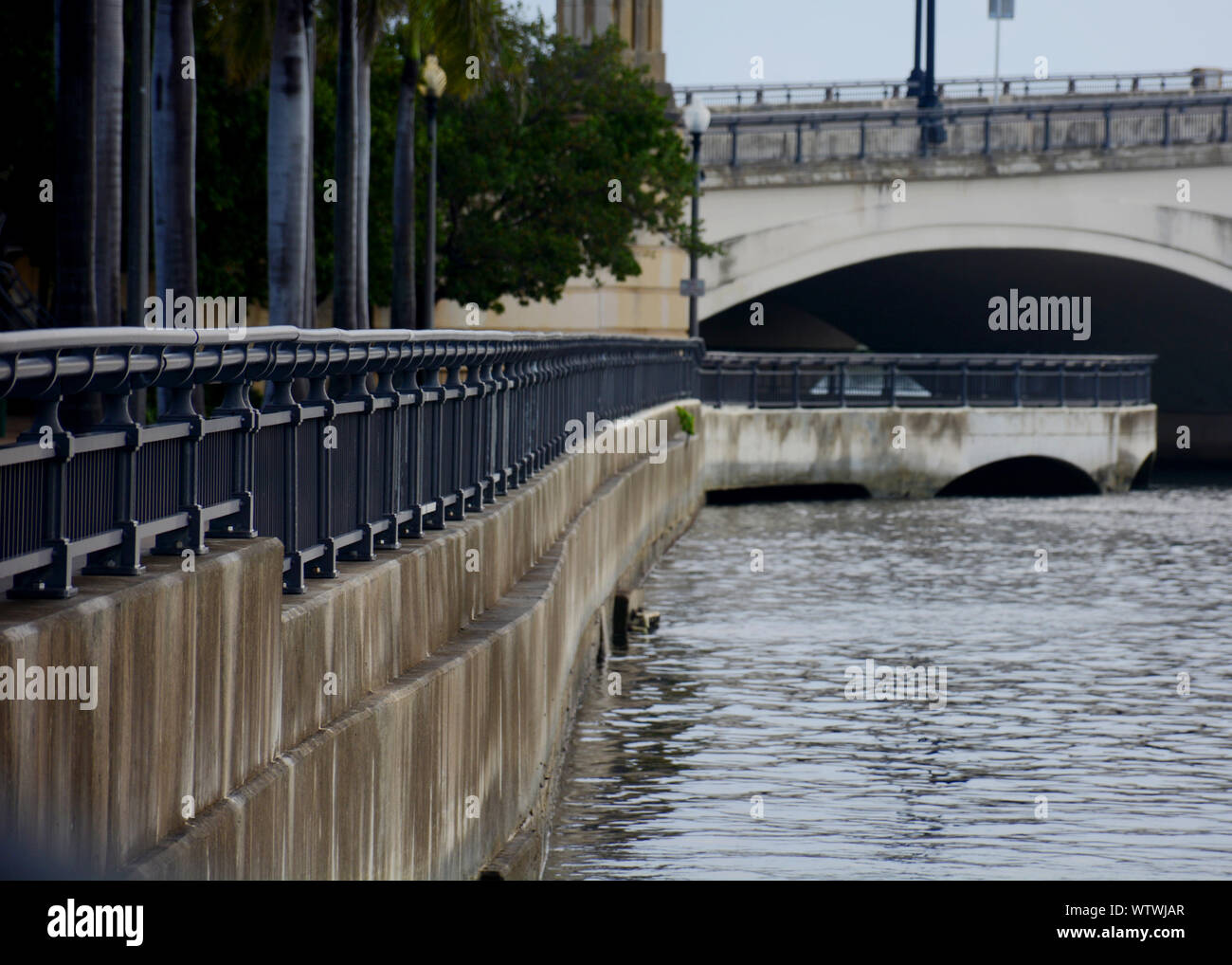 West Palm Beach Bridge Stock Photo - Alamy