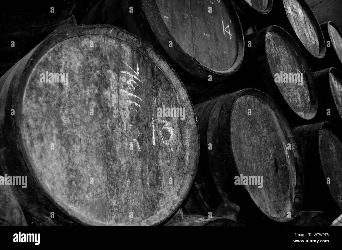 Rum barrel Black and White Stock Photos & Images - Alamy