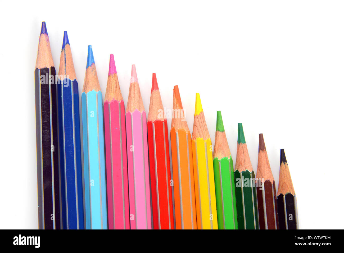 Colored Pencils for artists and students, Art material Stock Photo - Alamy