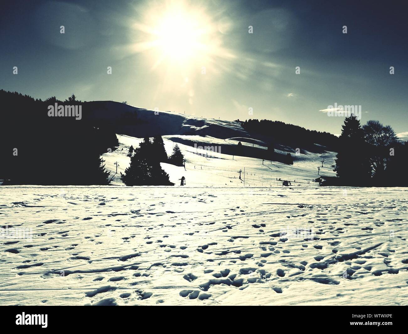 Shining snow hi-res stock photography and images - Alamy