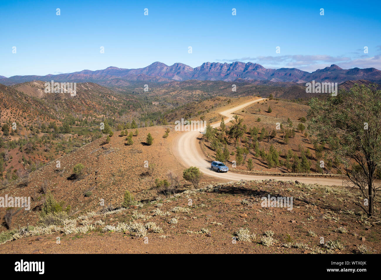 A route through the Flinders Ranges in South Australia Stock Photo - Alamy