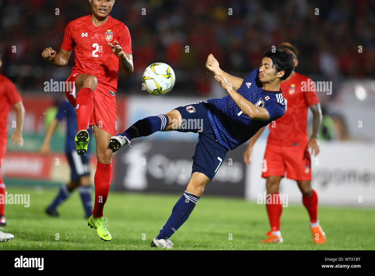 Japan's Gaku Shibasaki during the FIFA World Cup Qatar 2022 Asian ...