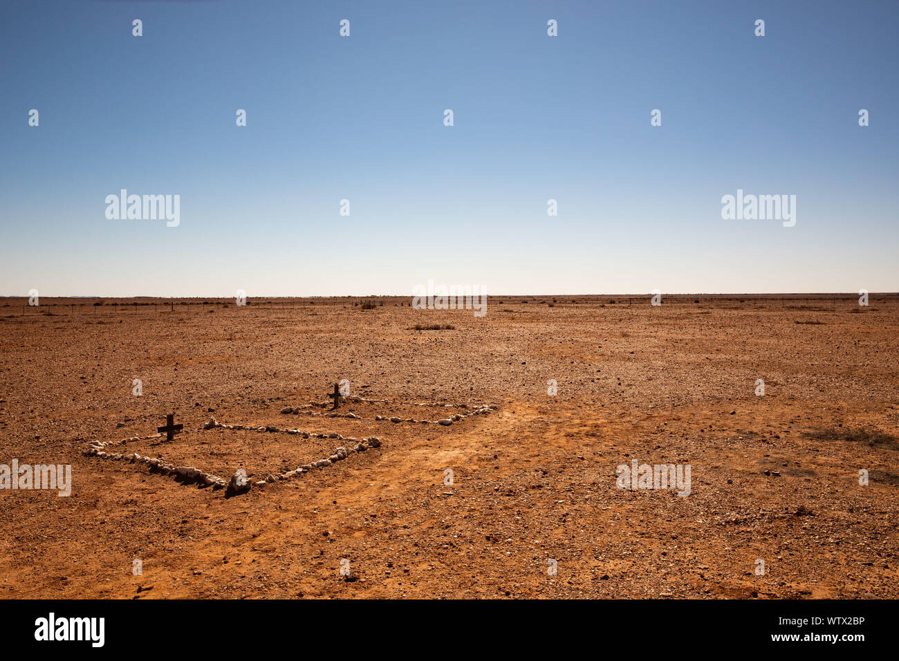 The deserted outback town of Farina, currently being partially restored ...
