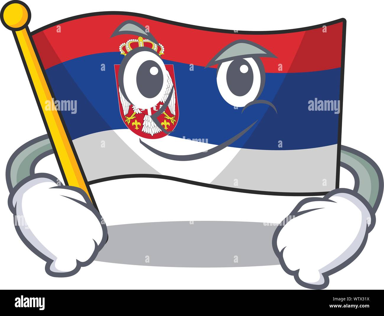 Serbian eagle Stock Vector Images - Alamy
