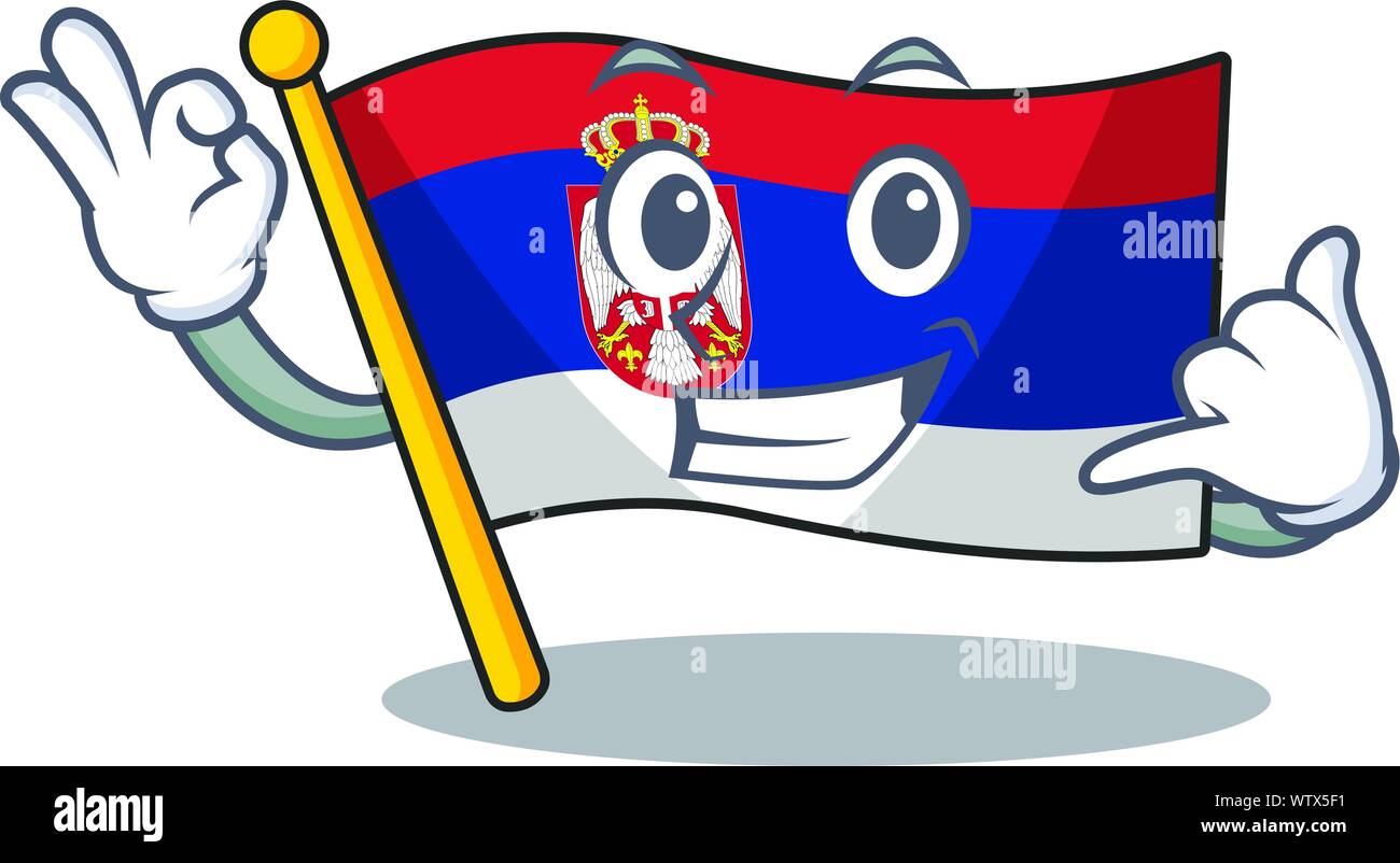 Hello serbia Stock Vector Images - Alamy