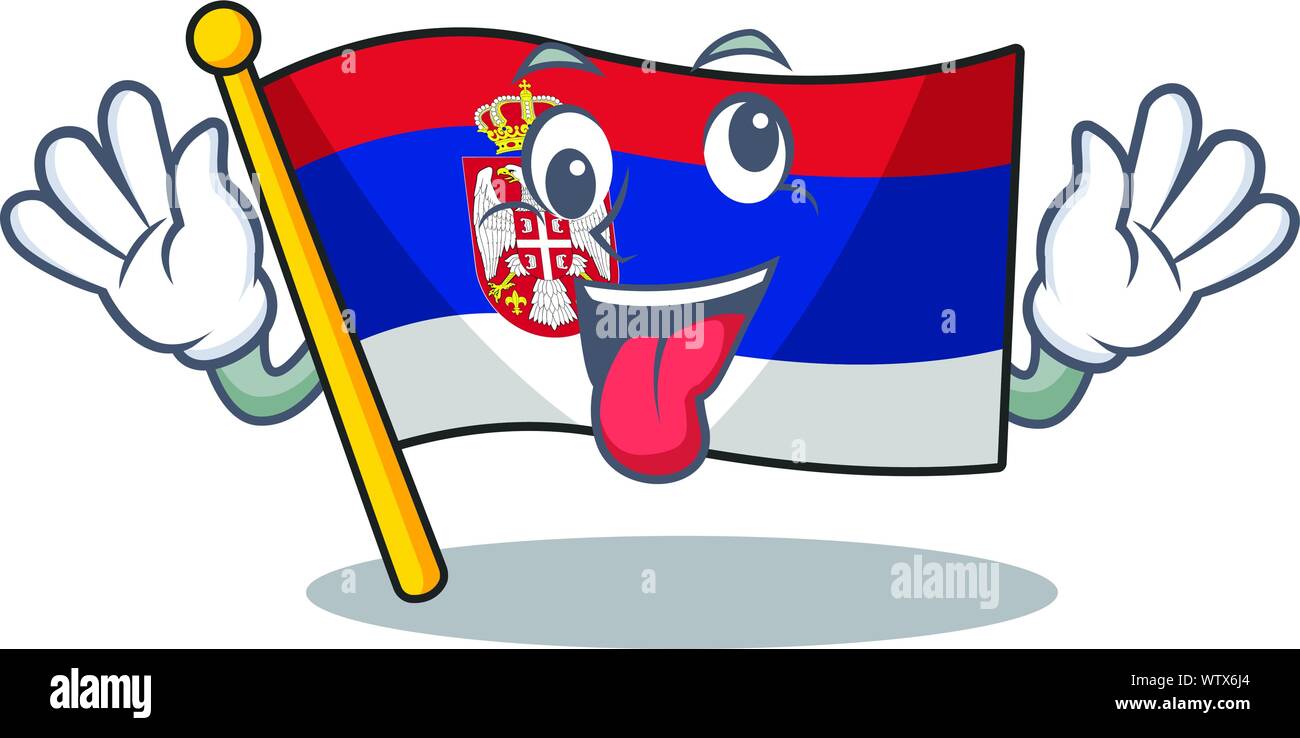 Crazy Serbian flags stored in cartoon drawer Stock Vector Image & Art ...
