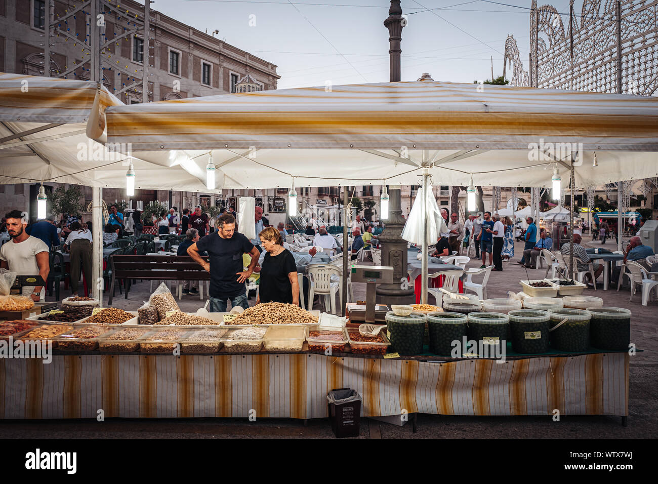 MOLA DI BARI / ITALY - SEPTEMBER 2019: Traditional religious ...