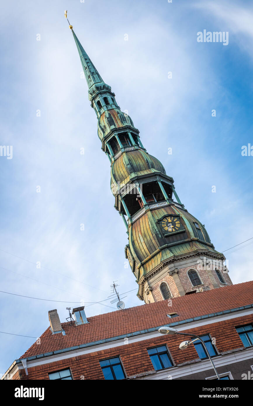 St Peter's Church, Riga, Latvia Stock Photo - Alamy