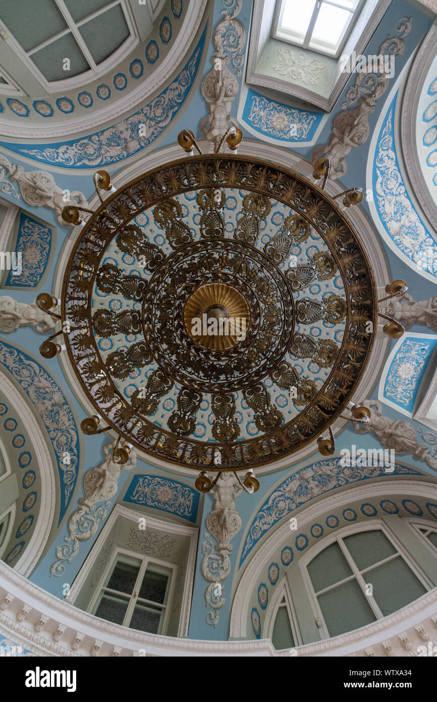 Mezotne Palace Interior, Latvia Stock Photo - Alamy
