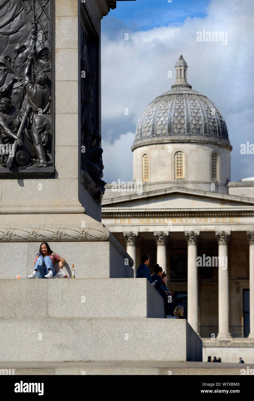 Base of nelsons column hi-res stock photography and images - Alamy
