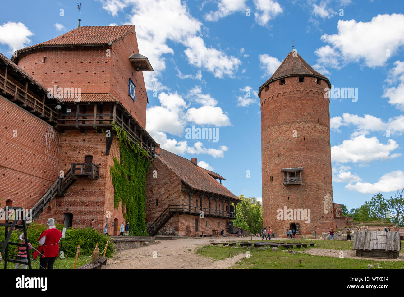 Aerial view turaida castle hi-res stock photography and images - Alamy