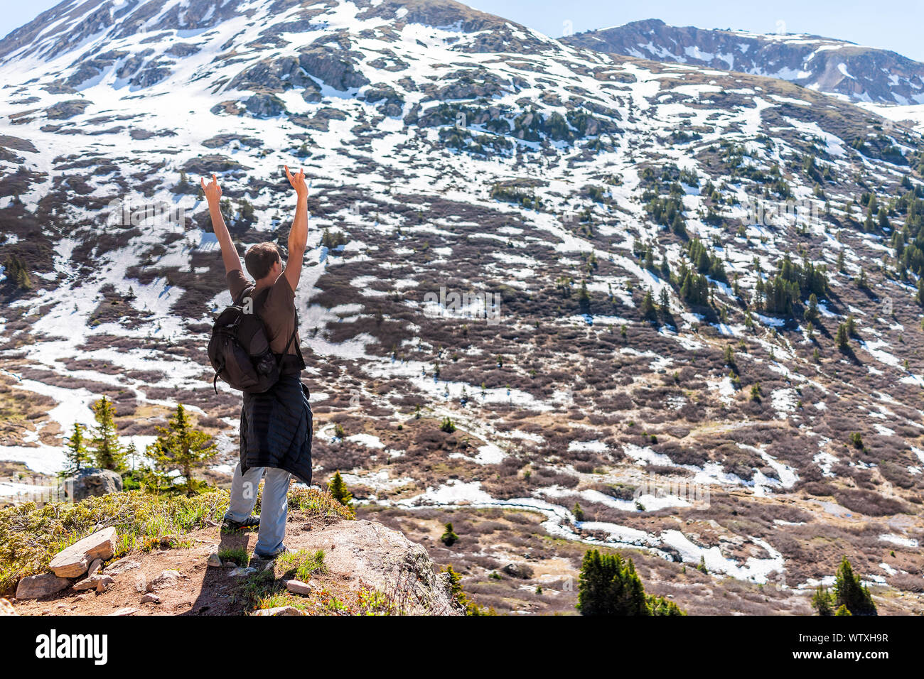 Independence pass colorado and people hi-res stock photography and ...