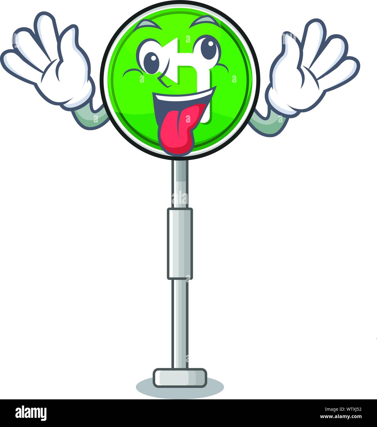 Crazy turn left the on a character Stock Vector Image & Art - Alamy