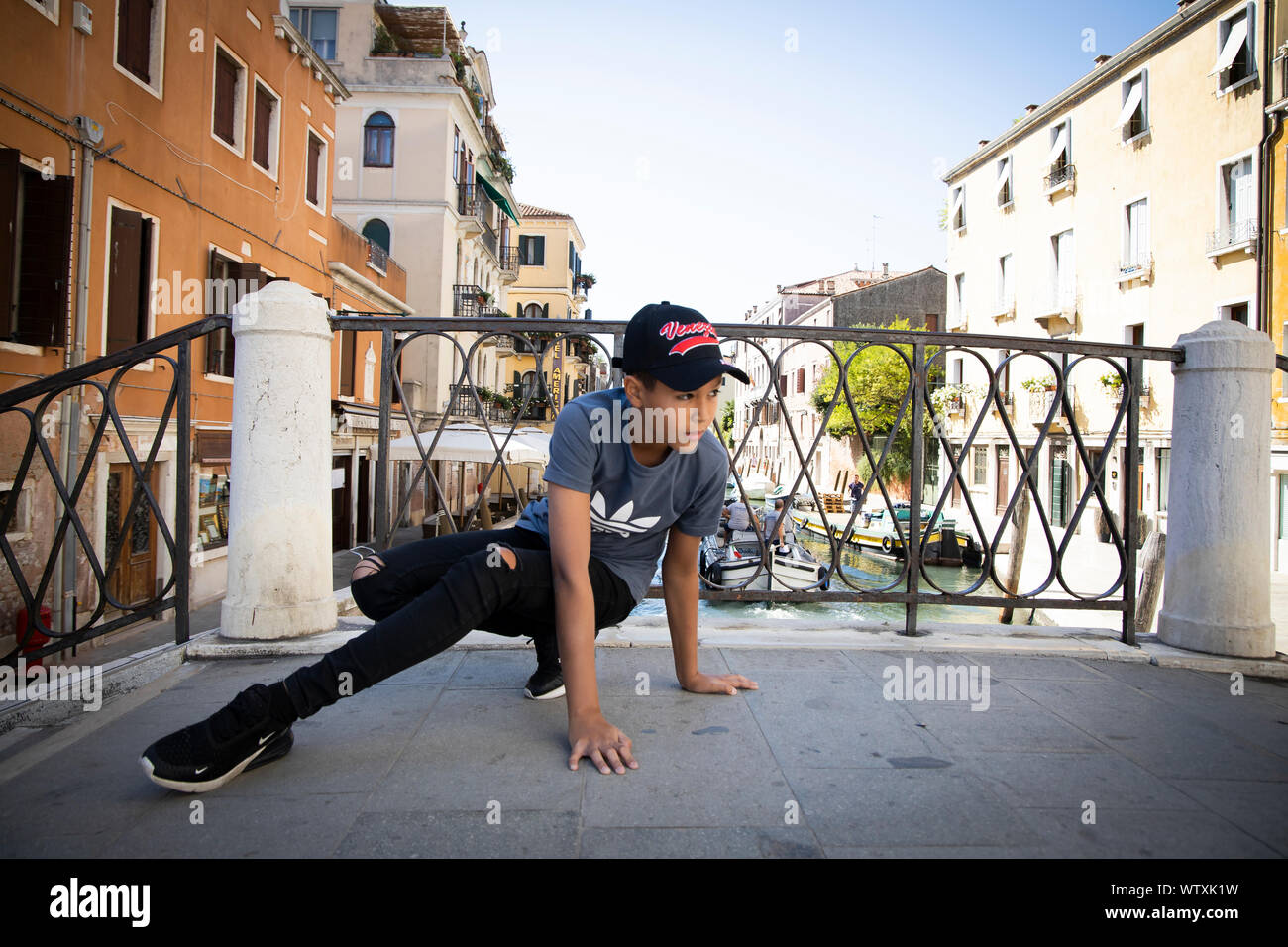 Petr Kotlar, actor of The Painted Bird film, poses for the photographer ...