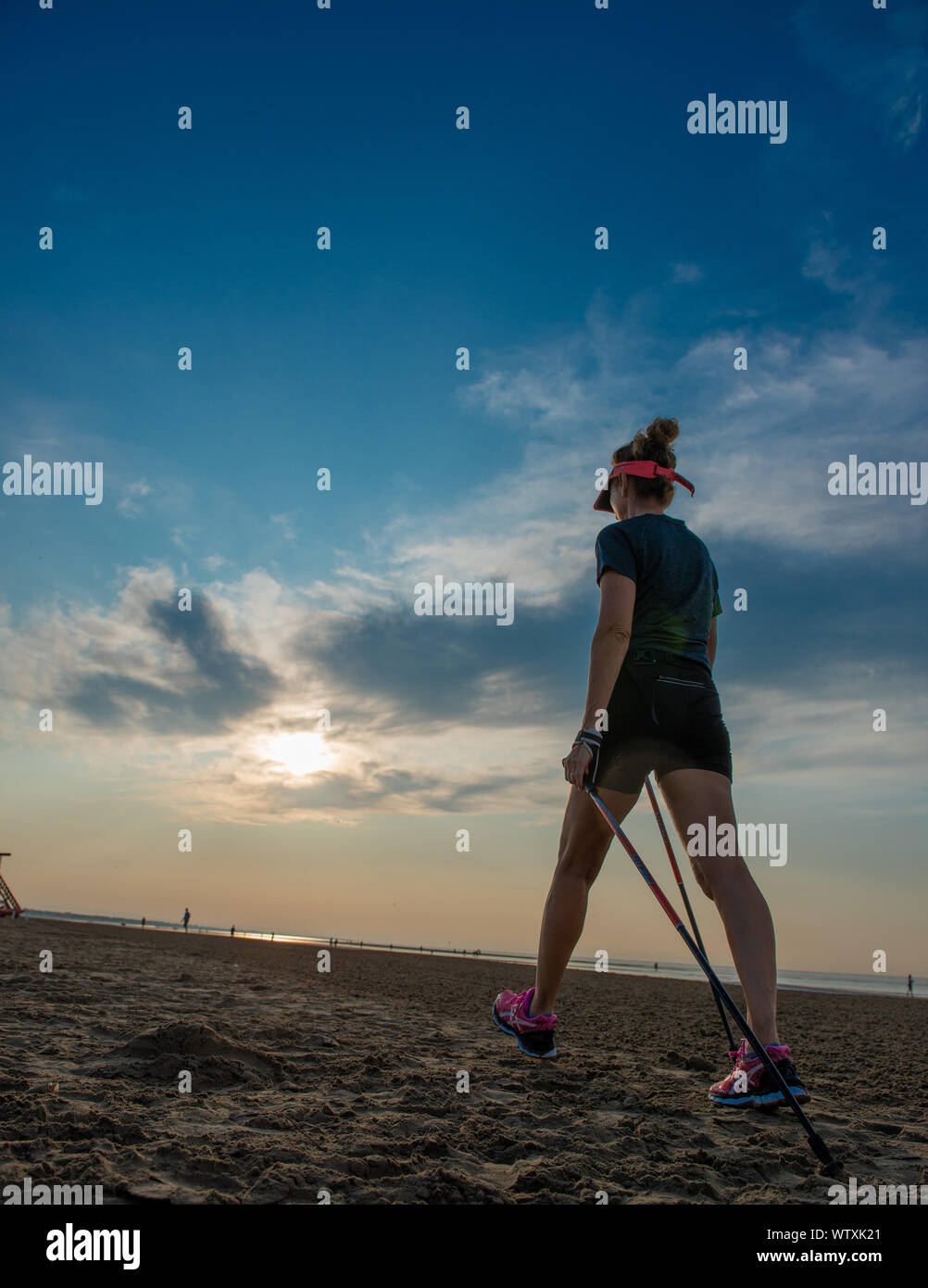 Woman stride walking hi-res stock photography and images - Alamy