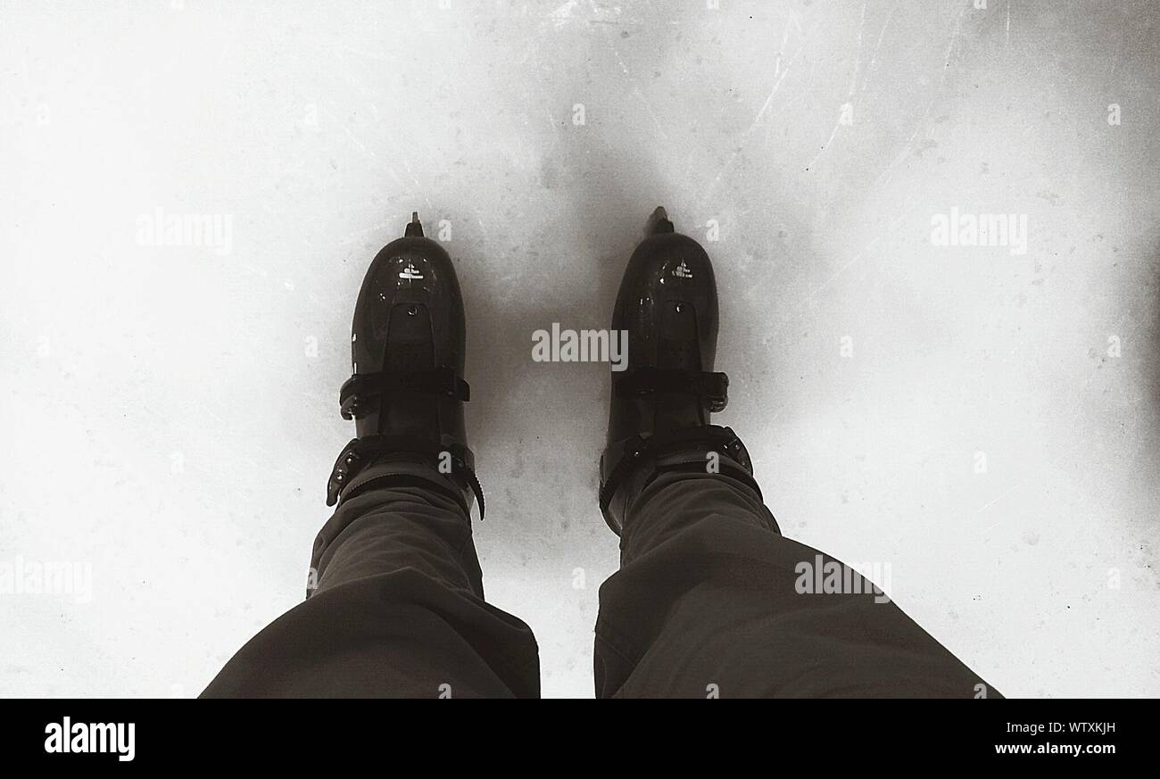 Ice skating low angle hi-res stock photography and images - Alamy