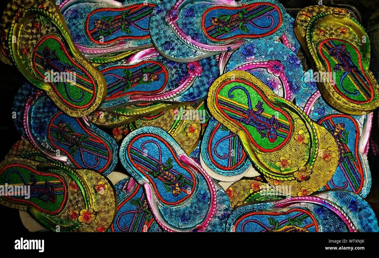 Traditional colored shoes hi-res stock photography and images - Alamy