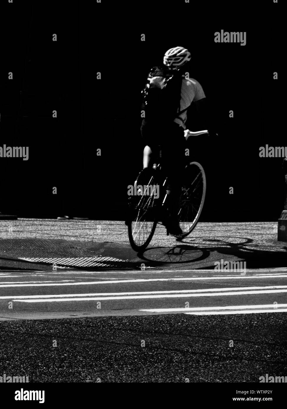 Cycling Rear View Black and White Stock Photos & Images - Alamy