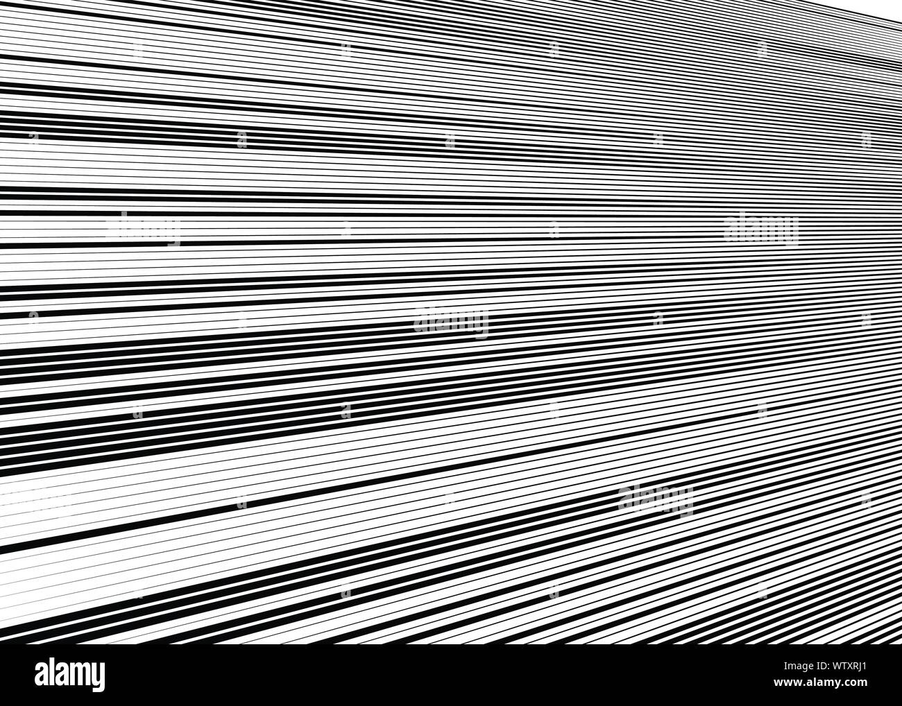 3d lines pattern in perspective. Oblique, slanting stripes. Diminishing ...