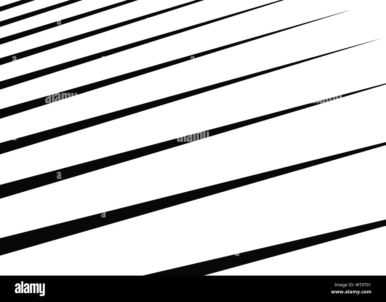 3d lines pattern in perspective. Oblique, slanting stripes. Diminishing ...