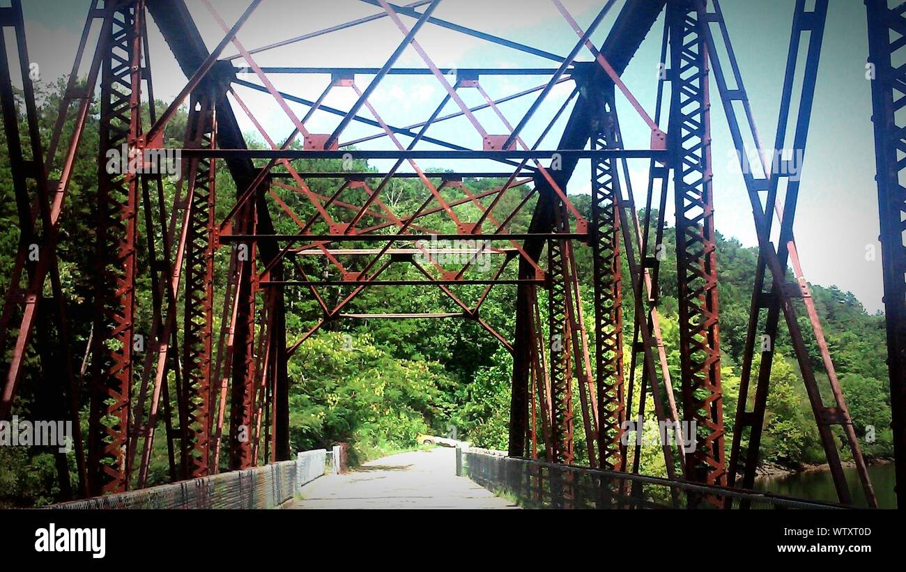 View Of Footbridge Stock Photo - Alamy
