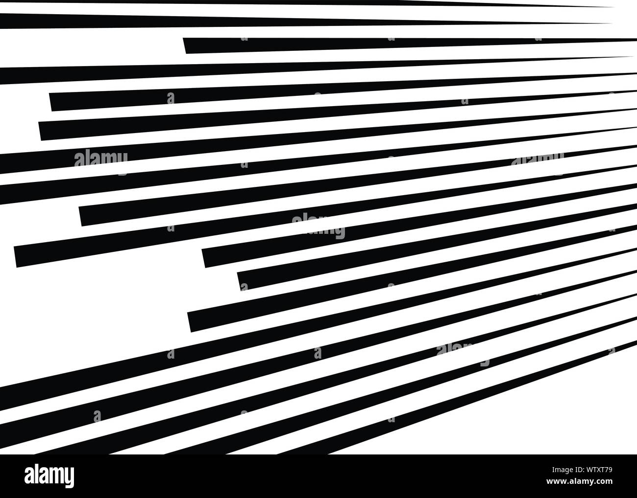 3d lines pattern in perspective. Oblique, slanting stripes. Diminishing ...